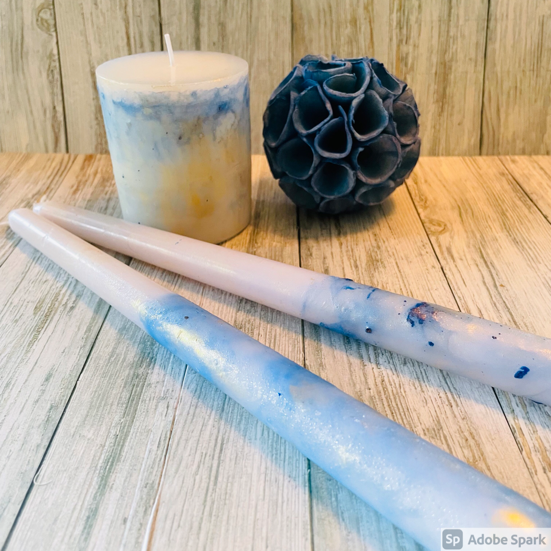 Marbled Greek Candle – YIAYIASMARKET