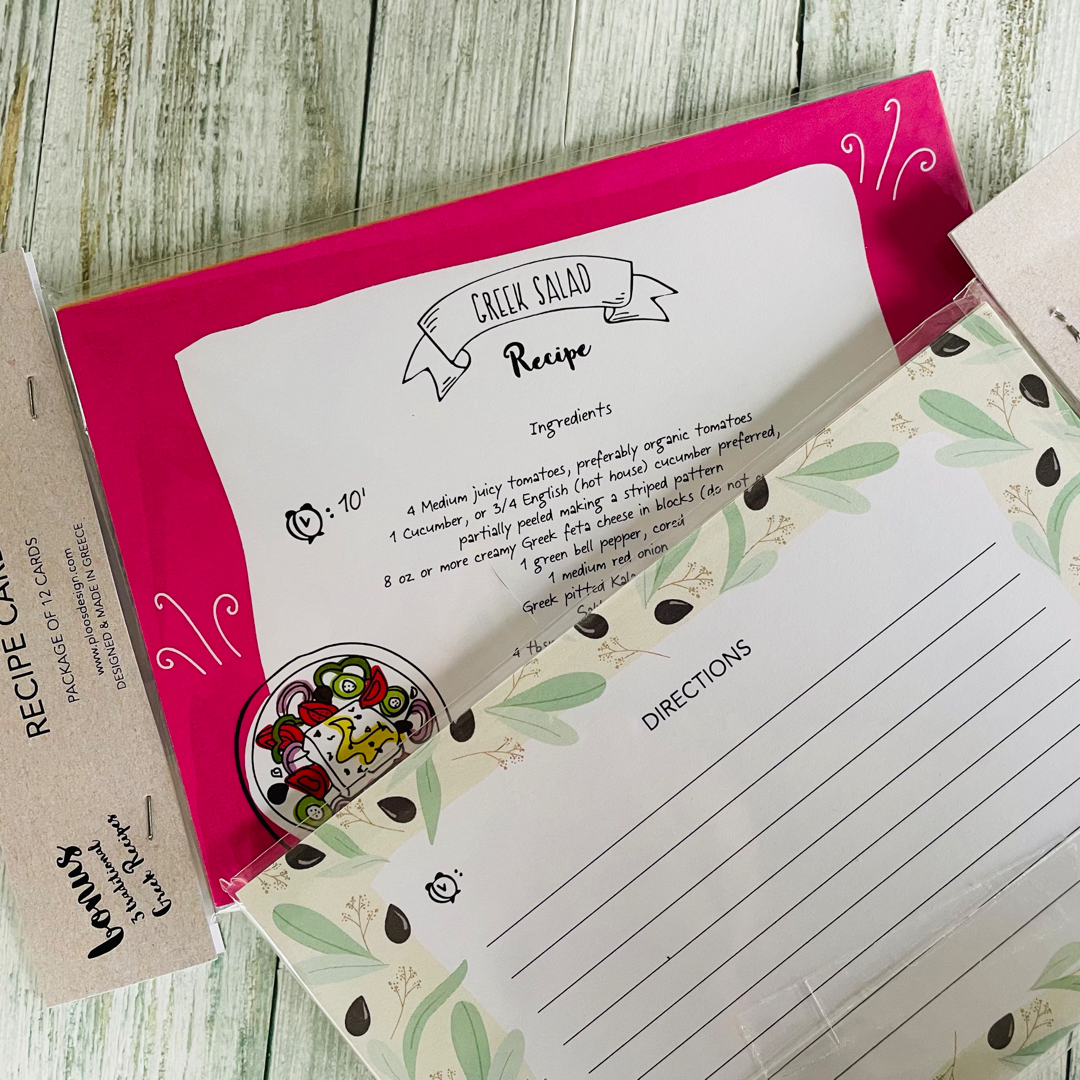 Printable Recipe Cards With Purchase Patterns