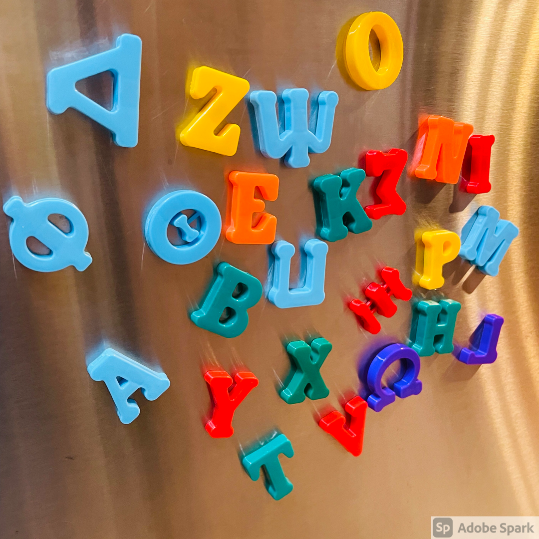 Greek Alphabet Refrigerator Magnets – YIAYIASMARKET